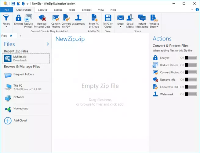 WinZip Windows 10 Microsoft Store - SoftZone-ലേക്ക് കുതിച്ചുചാട്ടം നടത്തുന്നു 14897_2