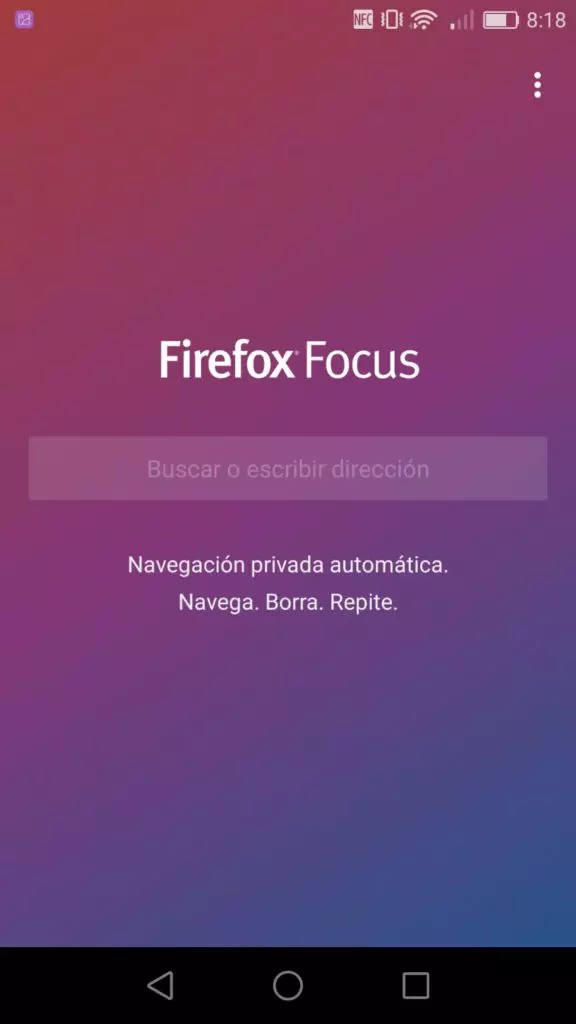 Firefox Focus pro Android