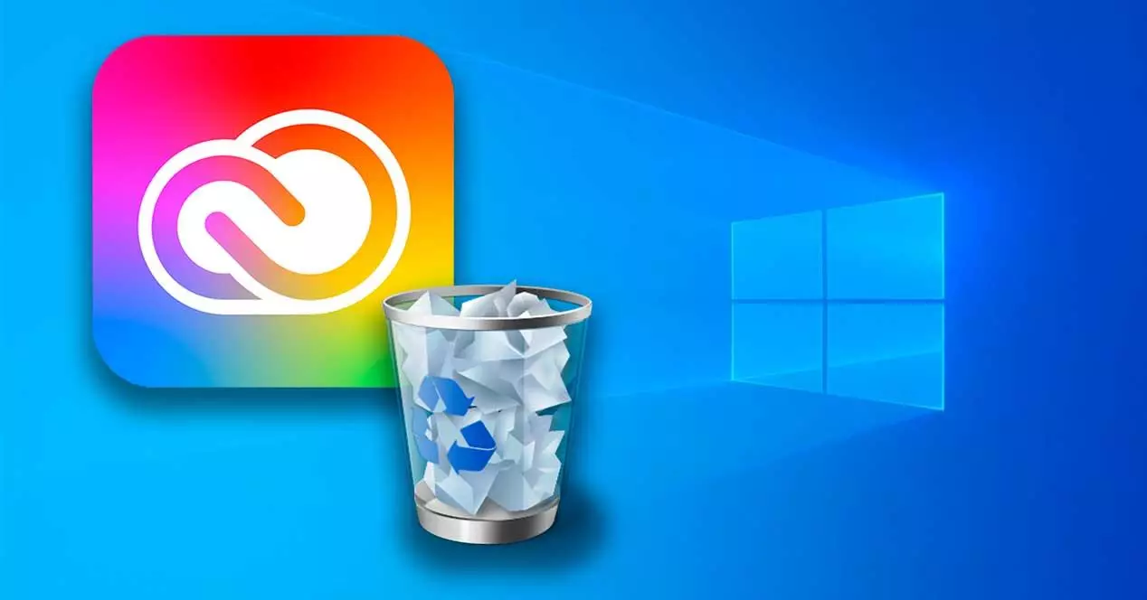 Як цалкам выдаліць Adobe Creative Cloud у Windows