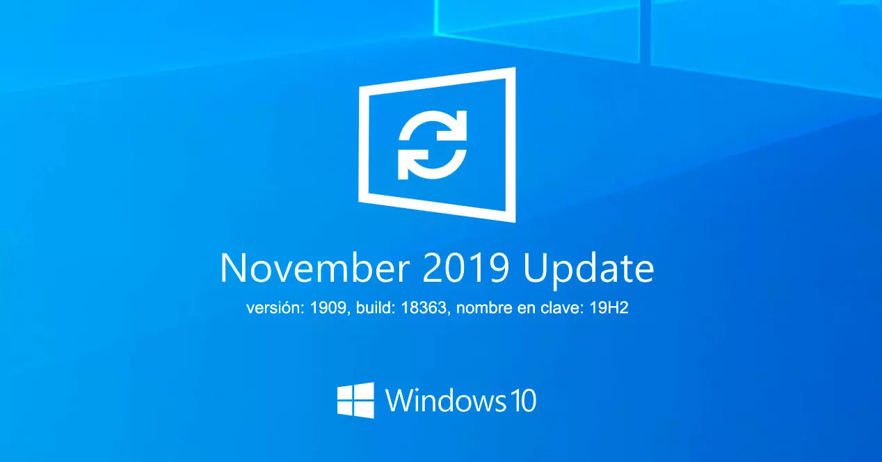 Update Nobyembre 2019 Update Windows 10