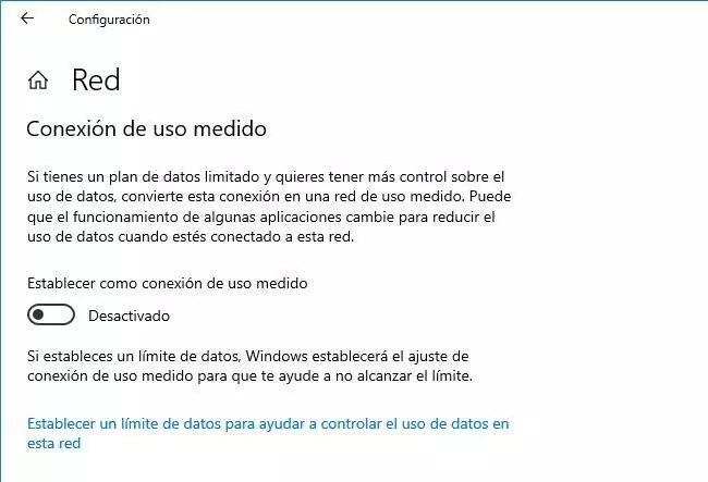 Conexión con medición de Windows