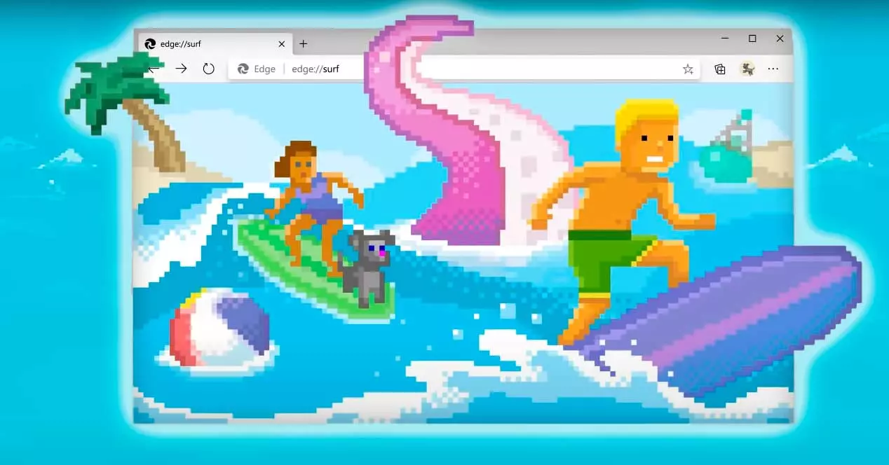 MS Edge Surfing Game