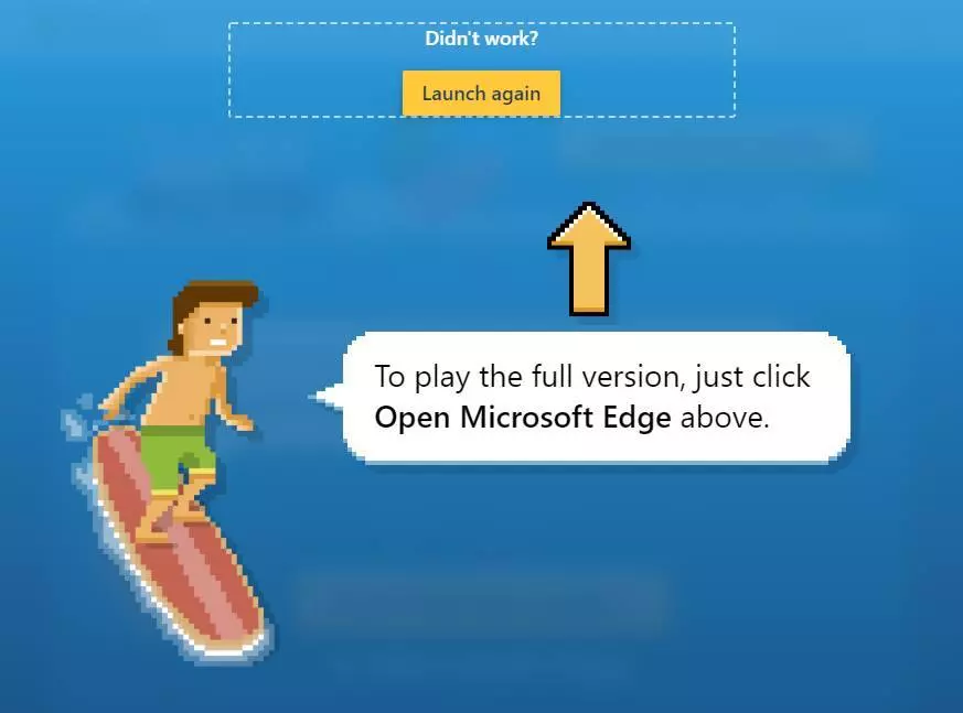 Surf Lite Minigame - Open Edge