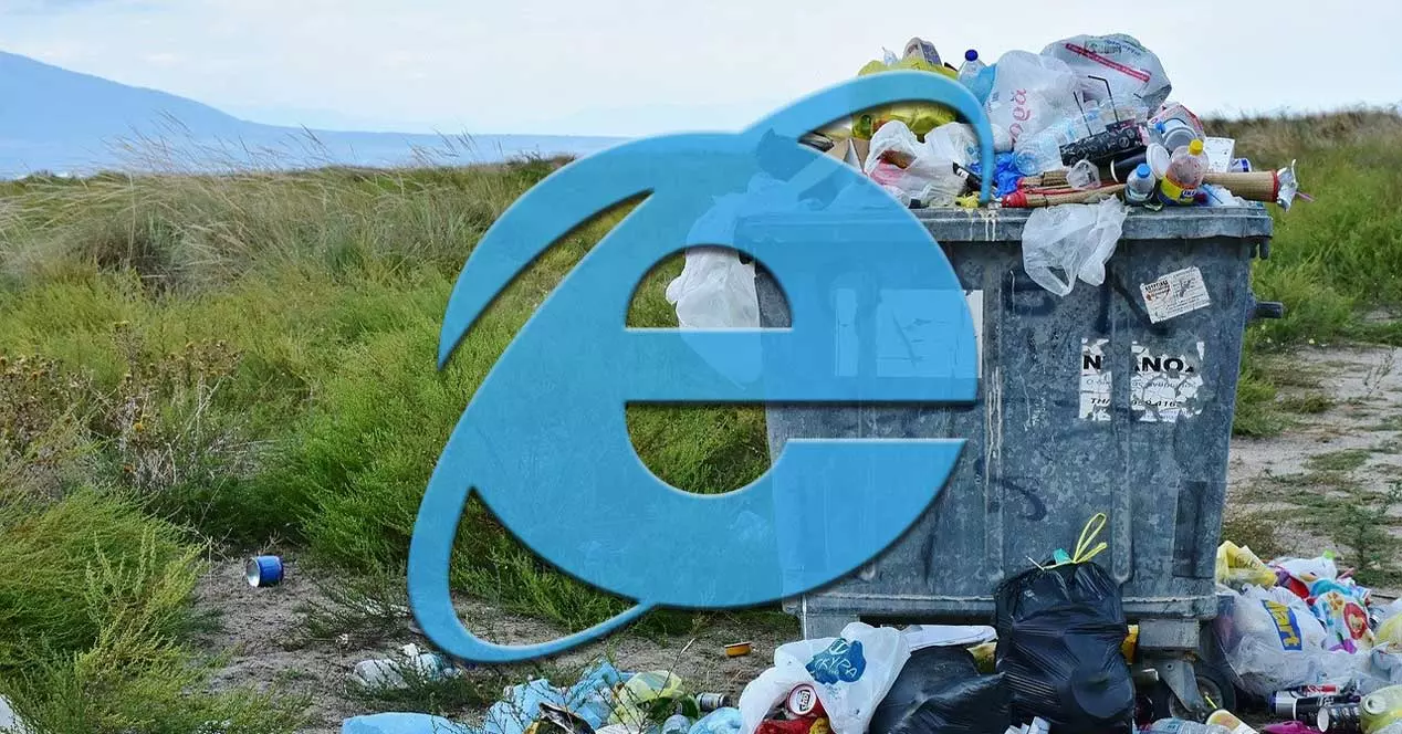 odstrániť internet explorer