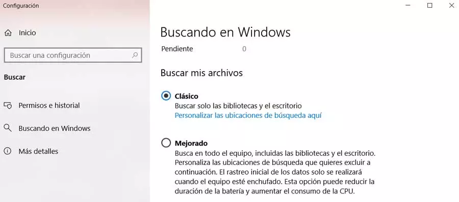 Otsige Windows 10-st