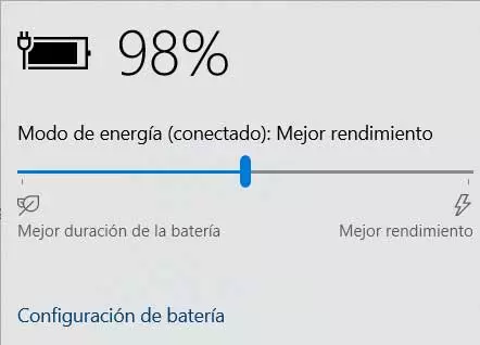 Windows 10 baterija