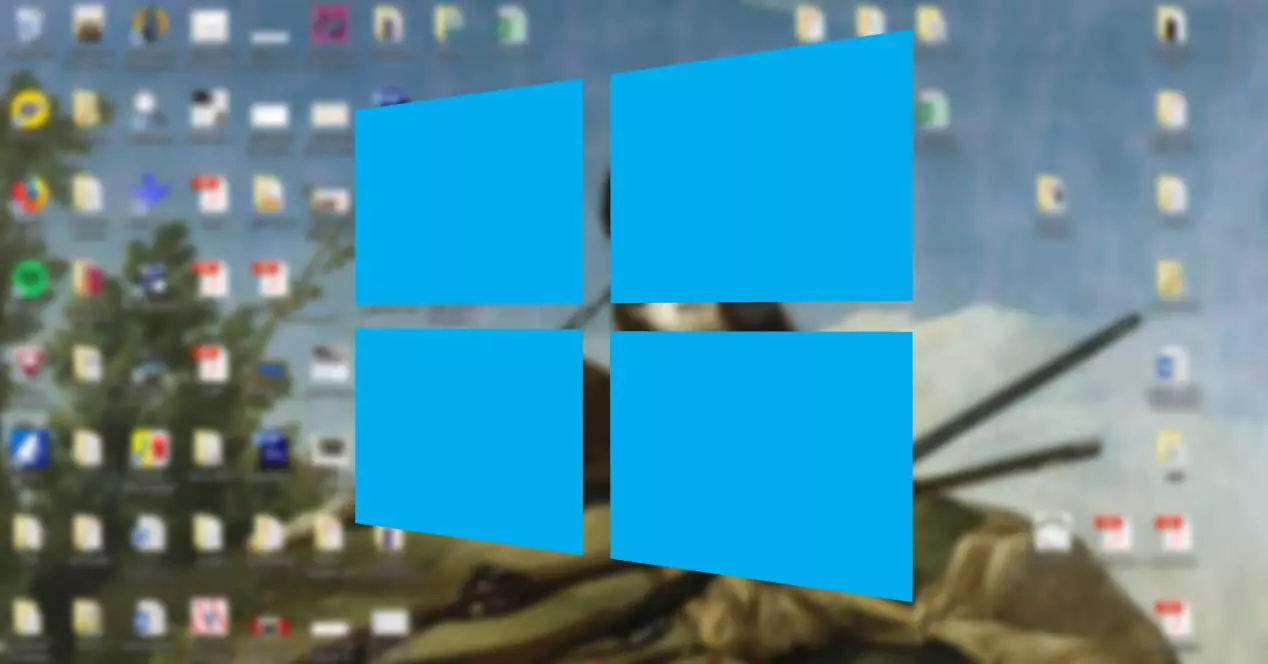 Organizar o escritorio en Windows