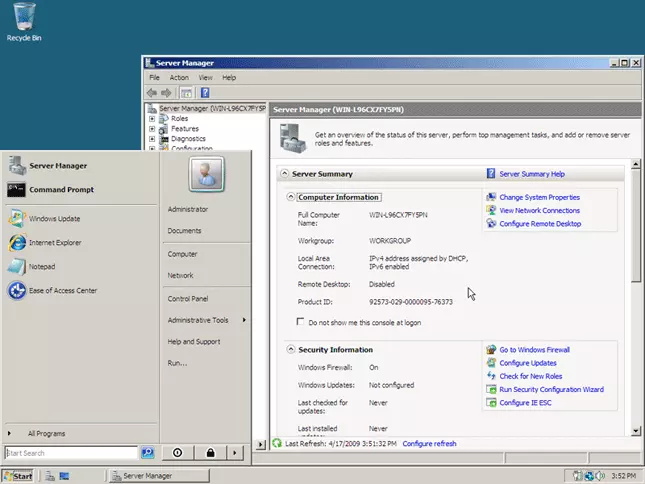 Server Windows 2008