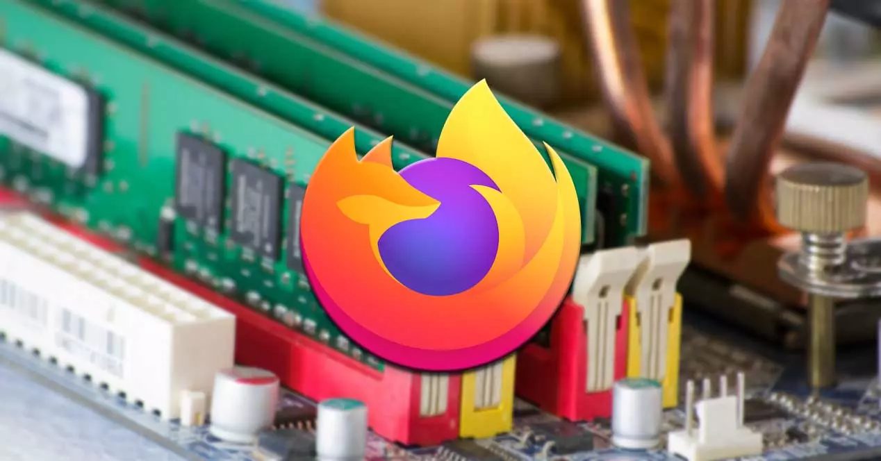 Firefox RAM-minne