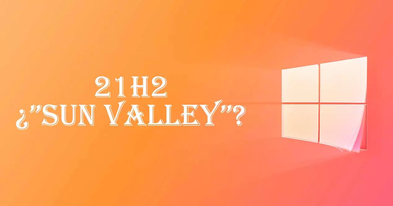 Windows 10 21H2 Sun Valley