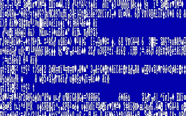 Windows 1.0 BSOD