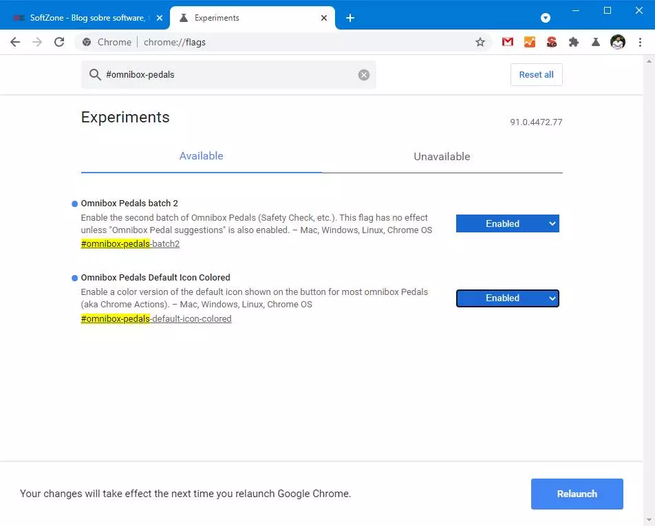 Chrome Actions-ni faollashtiring