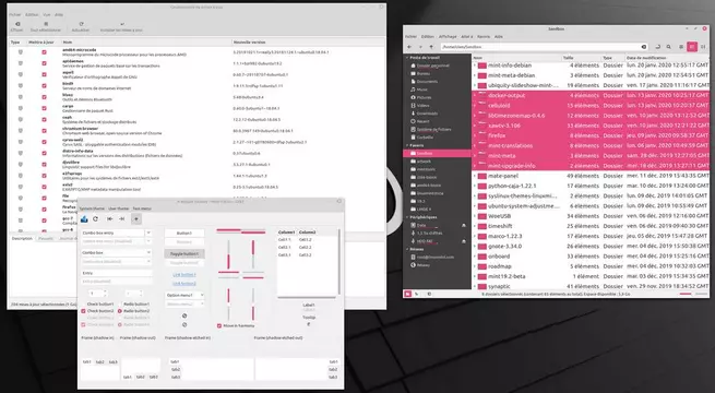 Linux Mint 粉色主題