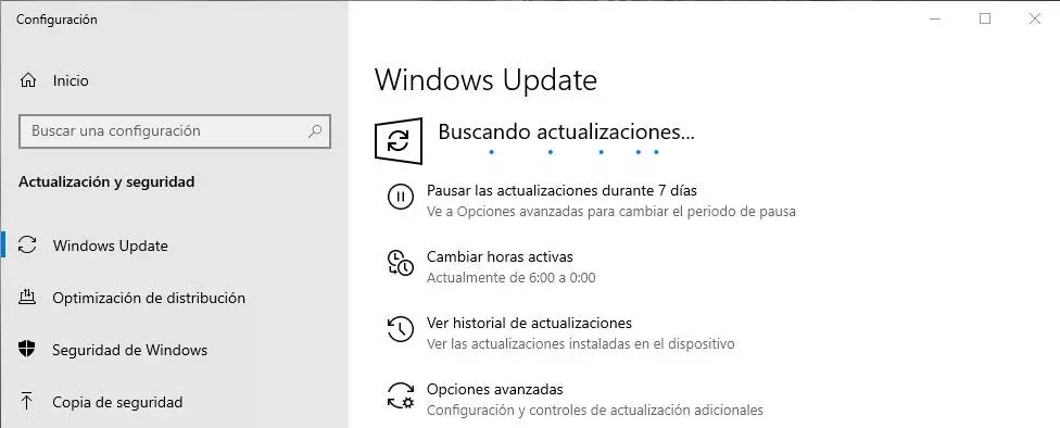 Ṣiṣayẹwo awọn imudojuiwọn ni Windows 10