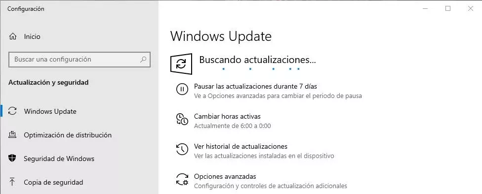 Txheeb xyuas qhov hloov tshiab hauv Windows 10