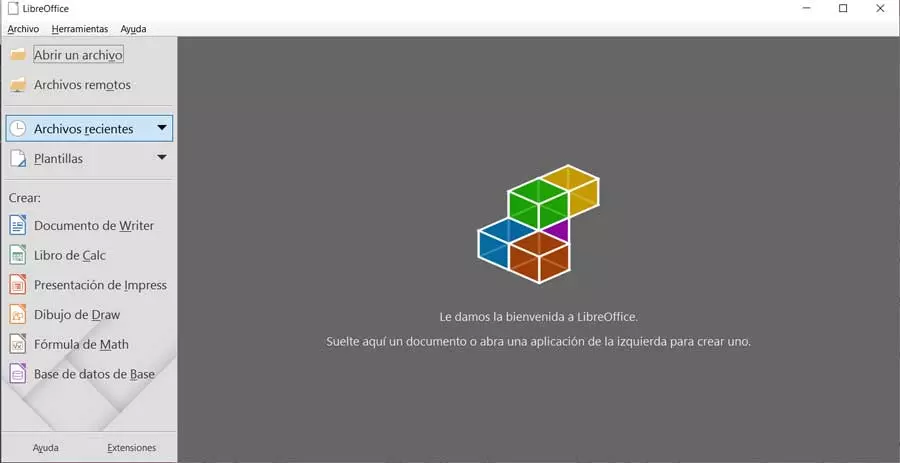 LibreOffice 6.4.3 كۆرۈنمە يۈزى
