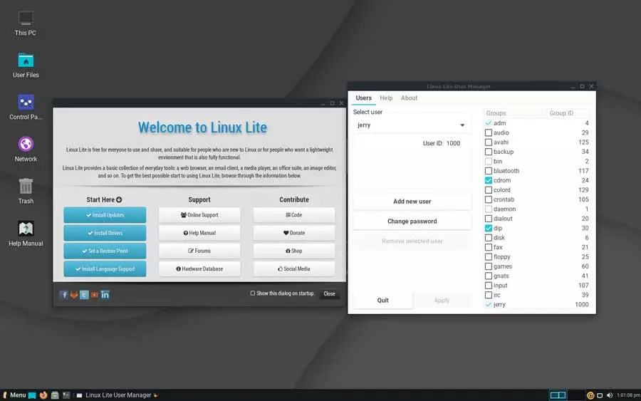 tervetuloa linux lite