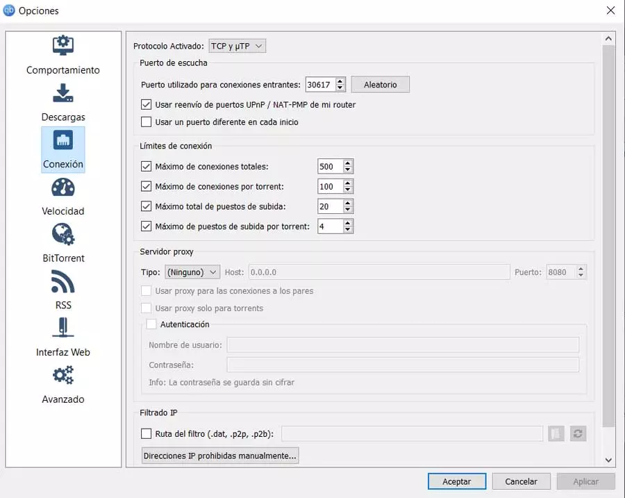 qbittorrent configuration