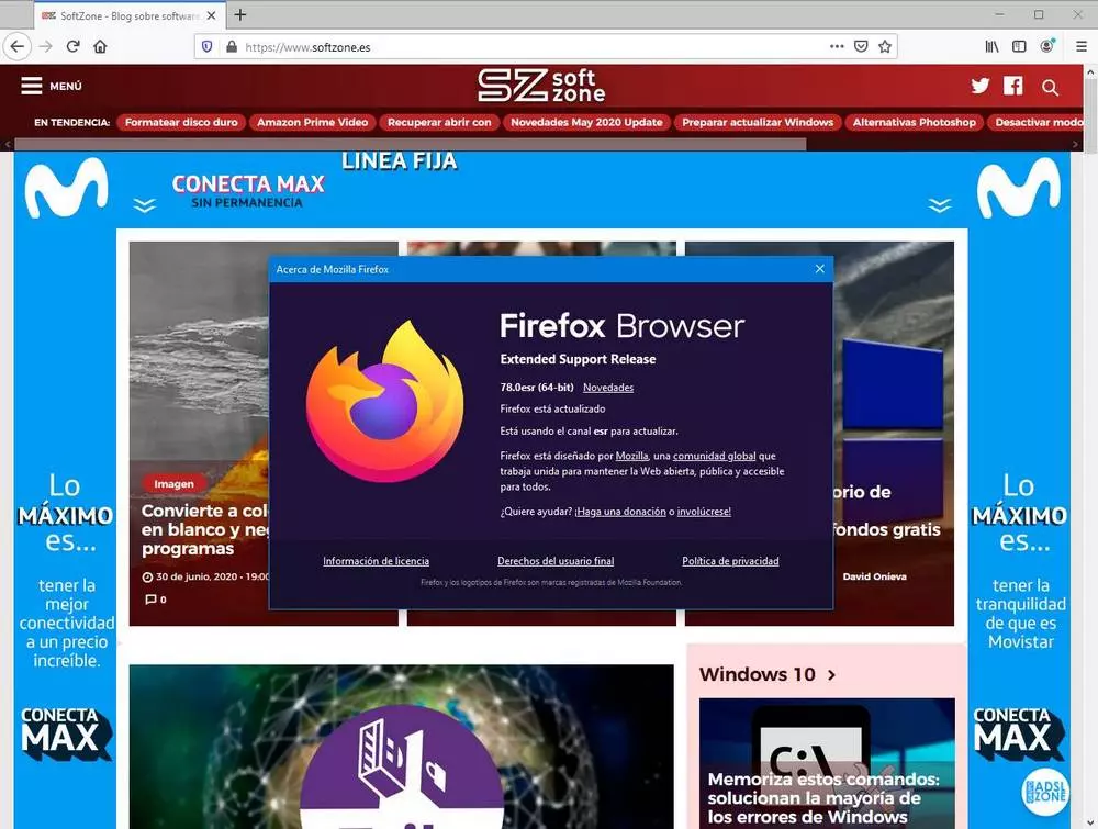 हर बार जब Mozilla Firefox का एक नया संस्करण जारी करता है (उदाहरण के लिए, FF 79), ESR संस्करण को एक रखरखाव पैच प्राप्त होता है जो इसे, उदाहरण के लिए, संस्करण 78.1 पर रखता है। और इसलिए 12 संस्करणों के लिए, जब अंत में इसका समर्थन बंद हो जाएगा और हमें नए संस्करण में छलांग लगानी होगी।