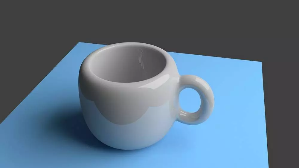 3D Ray Tracing Mug