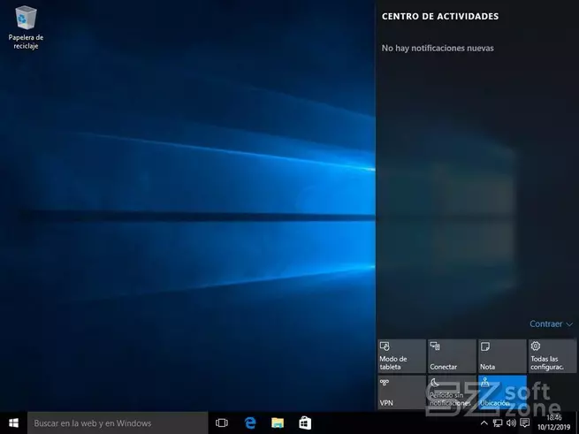 Windows 10 1909 vs 1507 - 1507 Notifications