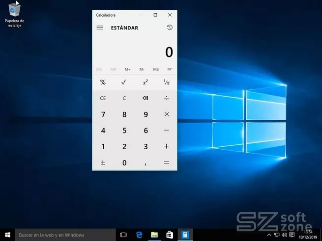 Windows 10 1909 vs 1507 - 1507 calculator