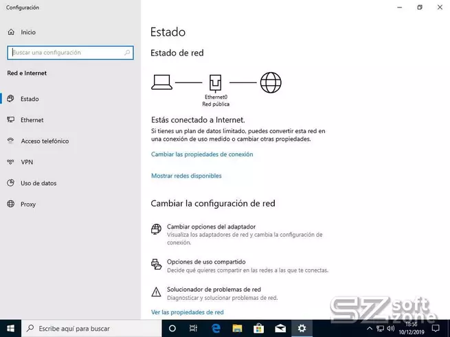 Windows 10 1909 vs 1507 - i-configure ang 1909 network