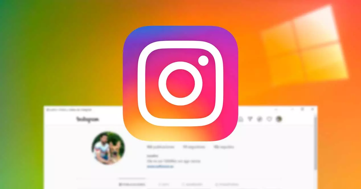 Instagram PWA ya Windows 10