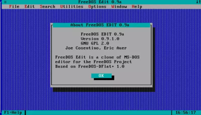 freedos interface