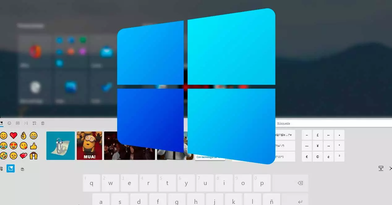 Sigla Windows 10X cu tastatură