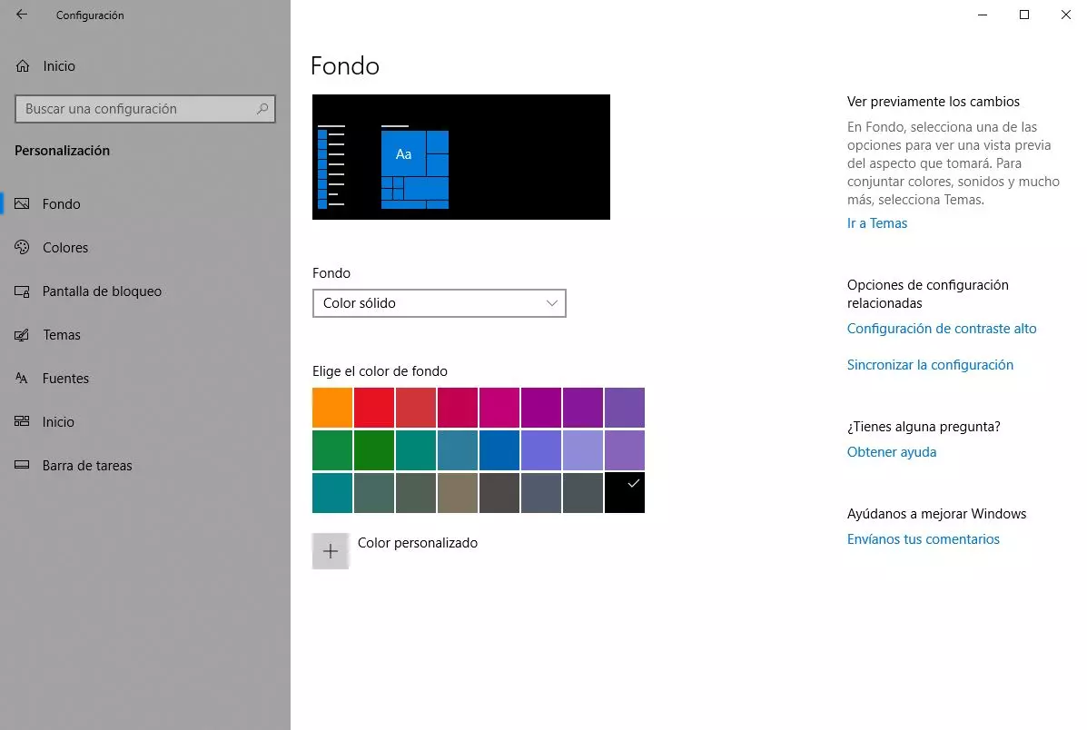 Canviar el fons de pantalla del Windows 10 - 3