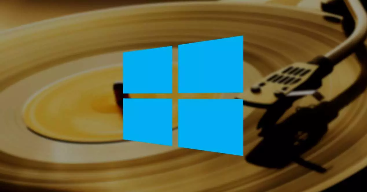 Latar belakang vinil Windows 10