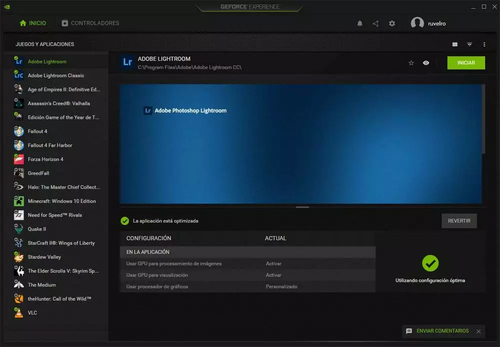 GeForce Experience 3.22 - Optimize apps 1
