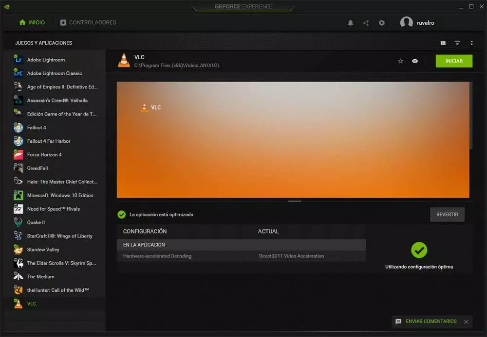 GeForce Experience 3.22 - Optimize apps 2