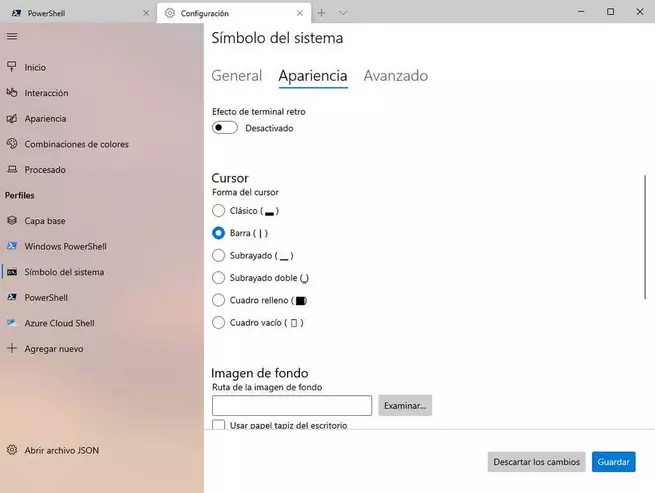 Термінал Windows – нова панель налаштувань 8