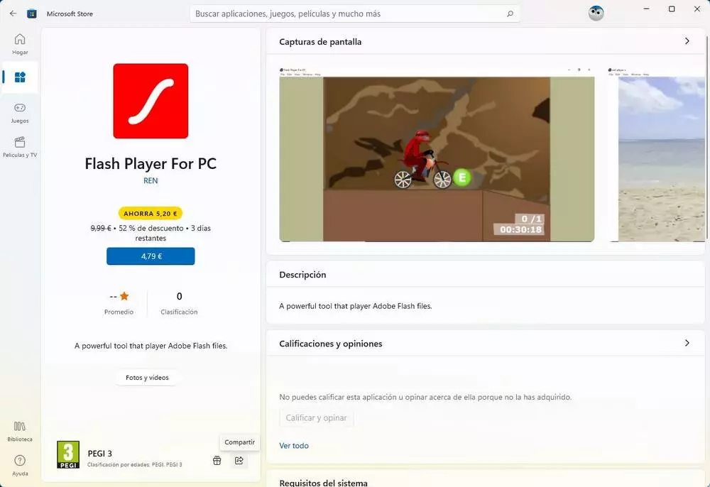 Flash Player Microsoft Store