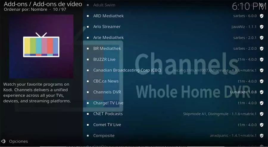 addons kodi