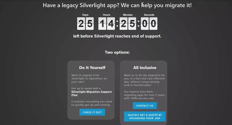 Пераход з Silverlight на OpenSilver