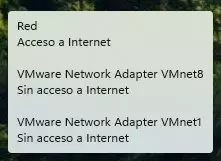 Windows 11 network menyu