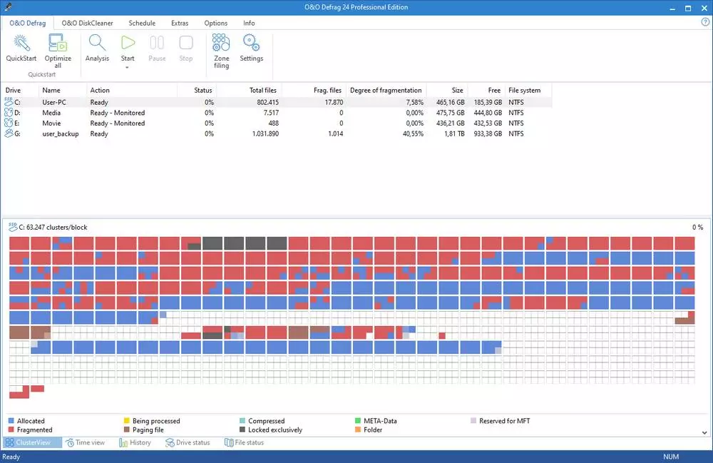 O&O Defrag 24 Professional Edition