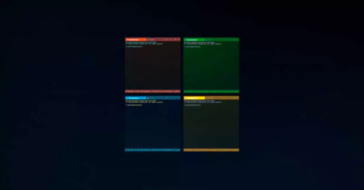 Терминални цветове на Windows Microsoft