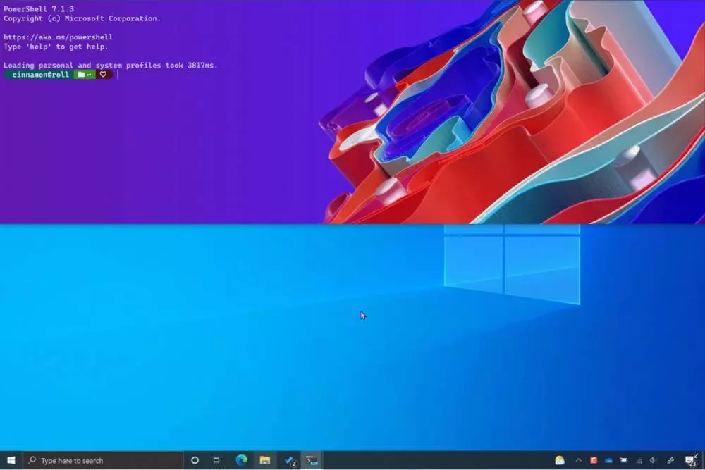 Uburyo bwa Quake Mode Windows Terminal