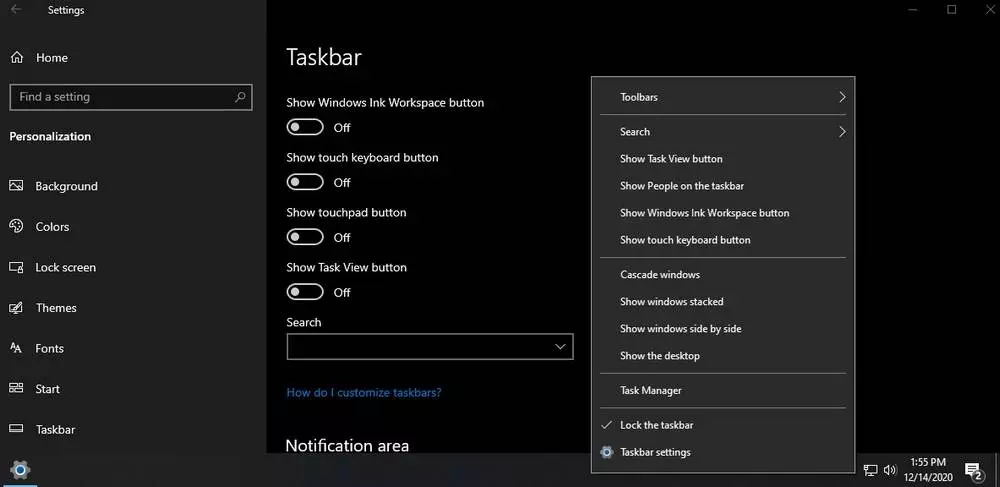 W10 sazlamalaryny görkeziň