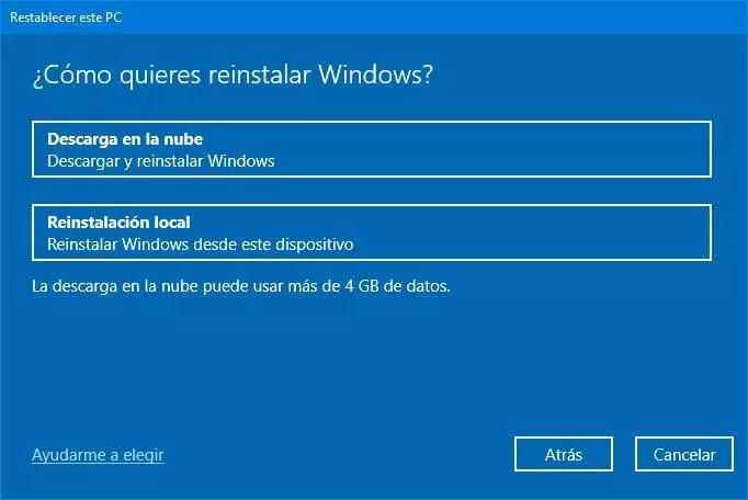 Nulstil og geninstaller Windows 10 - 2