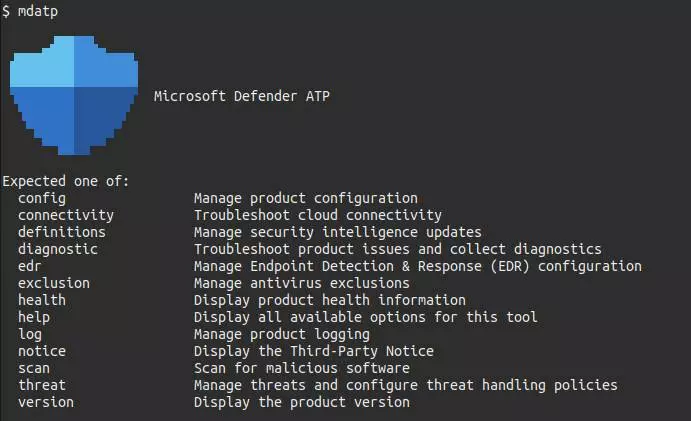 Microsoft Defender ATP ar Linux