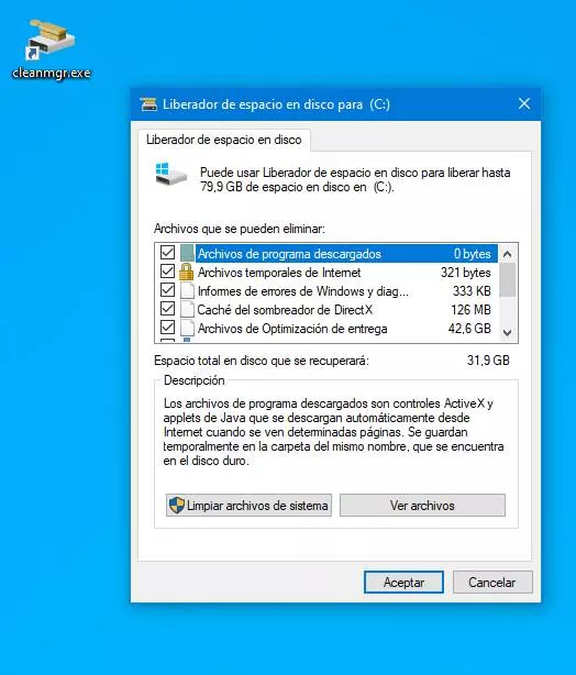 Vymazání pevného disku ve Windows ze zástupce