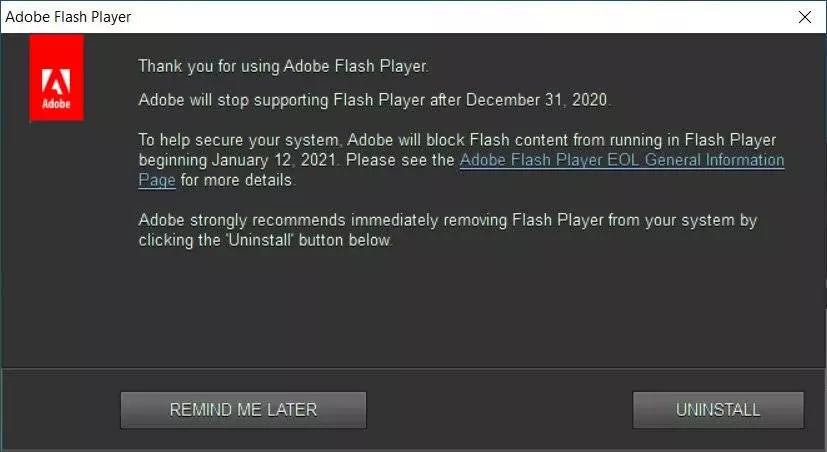 aviso flash final