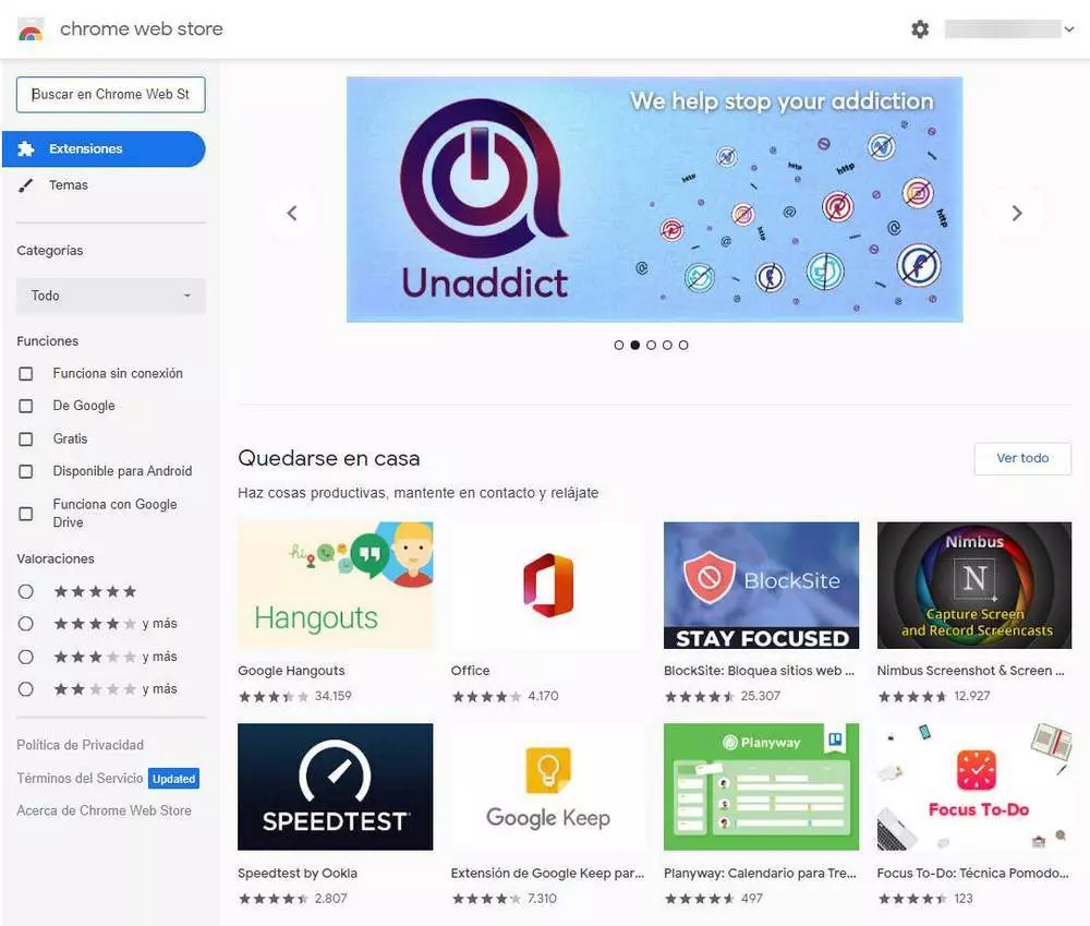 Chrome Store – Rozšírenia Google