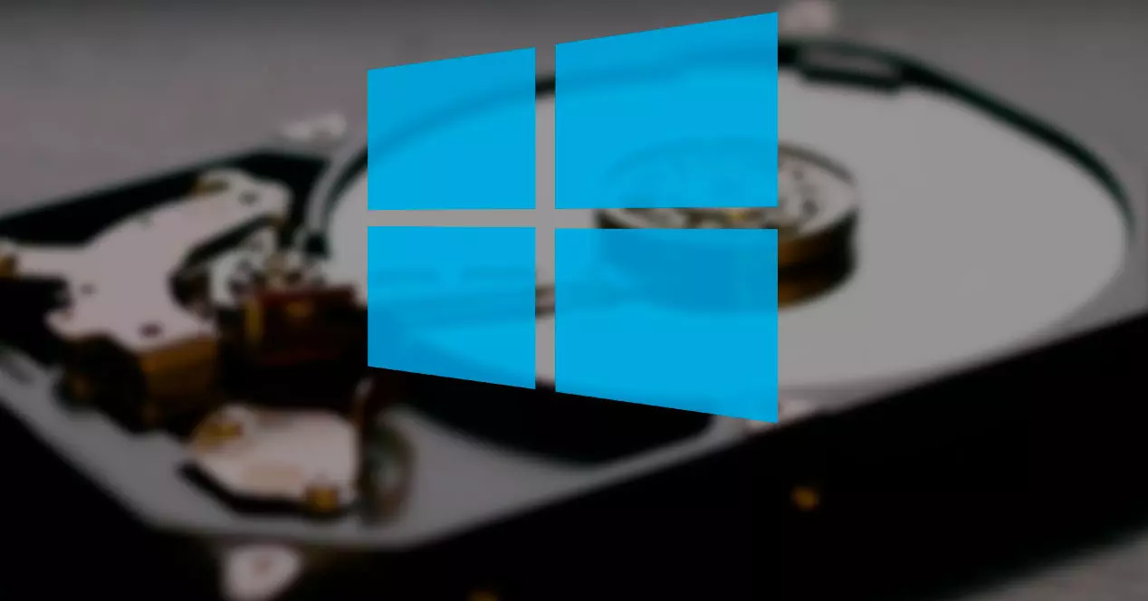 Windows 10 მყარი დისკი