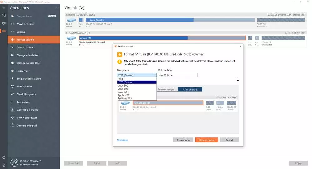 Paragon partition manager nemokamai